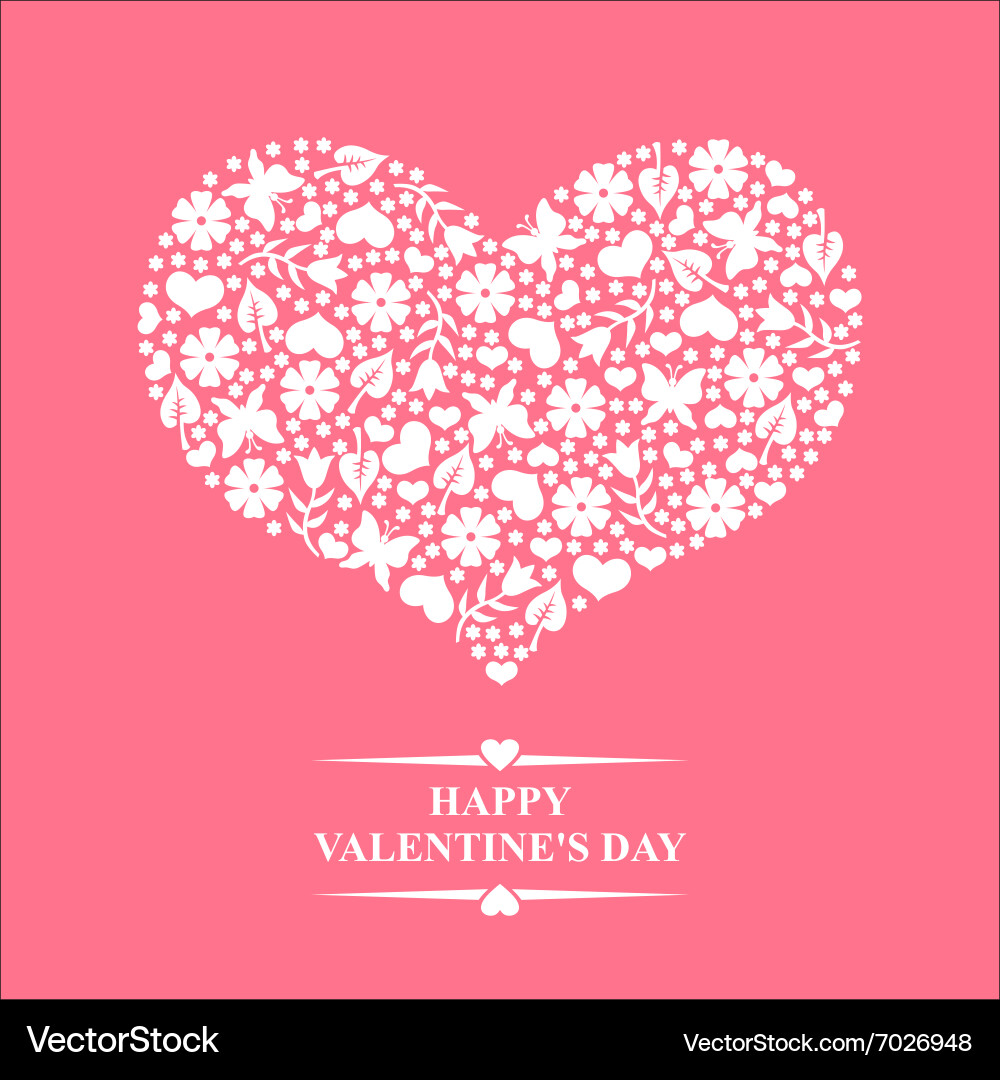 Spring heart Royalty Free Vector Image - VectorStock