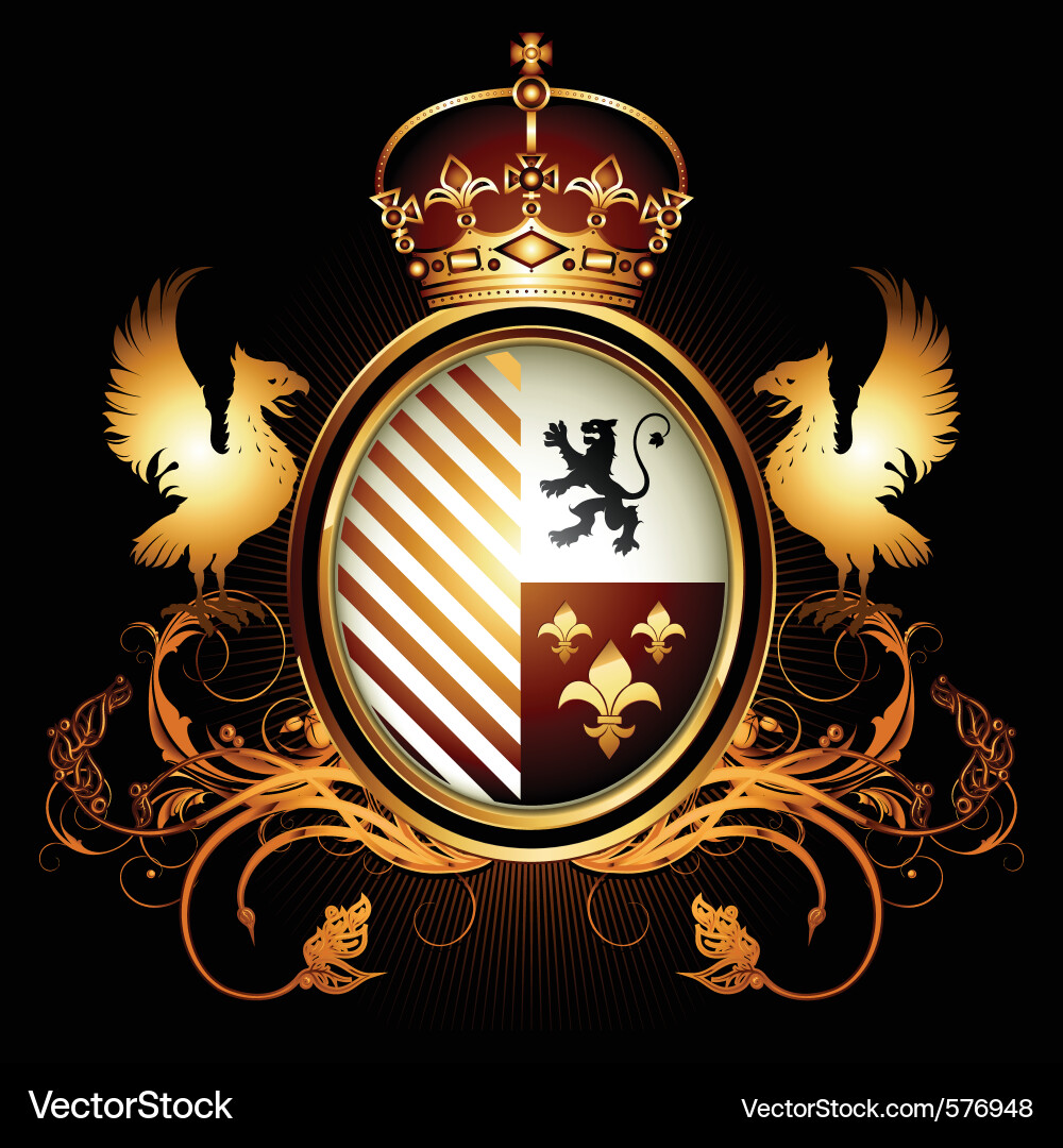 Wappen Lizenzfreies Vektorbild - VectorStock