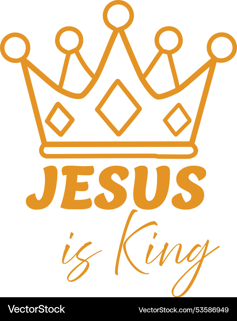 Christian faith typography for print Royalty Free Vector