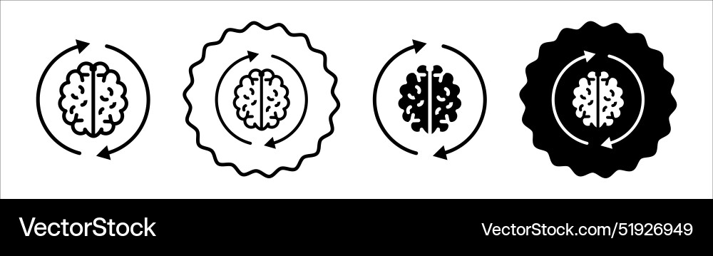 Inspiring change icon symbol set collection Vector Image