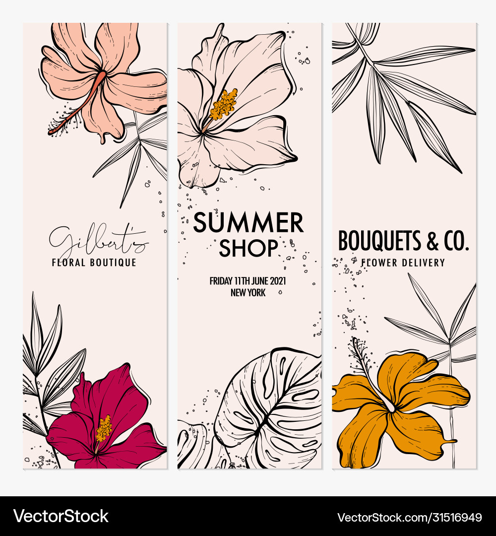 Pink Flowers Header Vector Images (over 1,400)