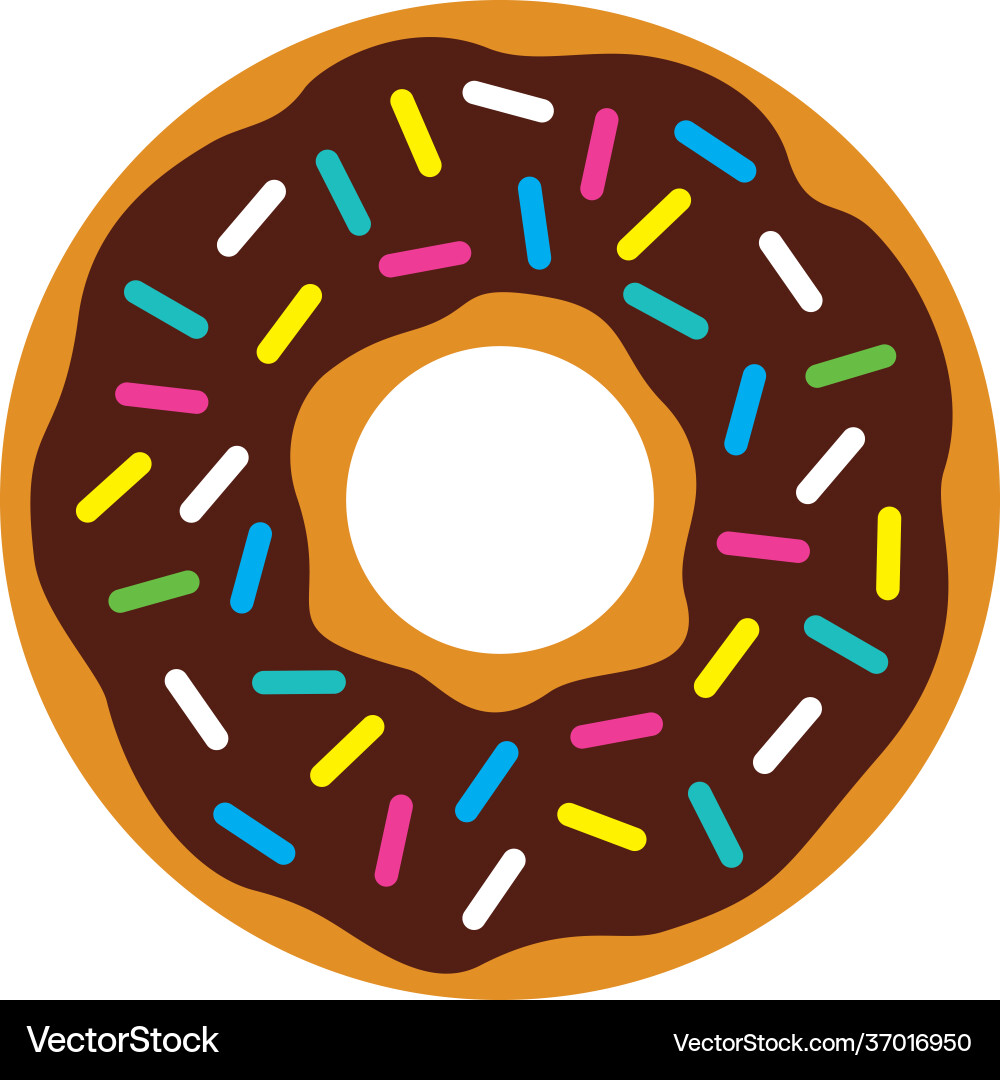 Donut Royalty Free Vector Image - VectorStock