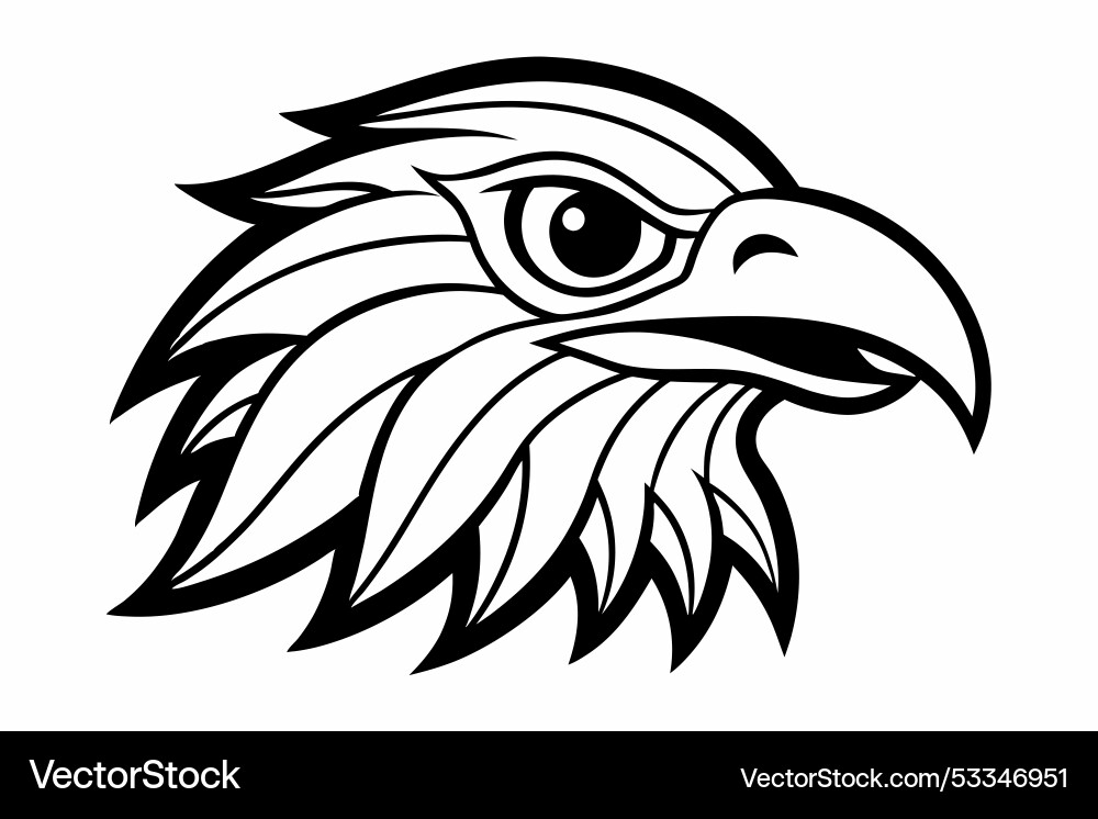 Eagle head icon Royalty Free Vector Image - VectorStock