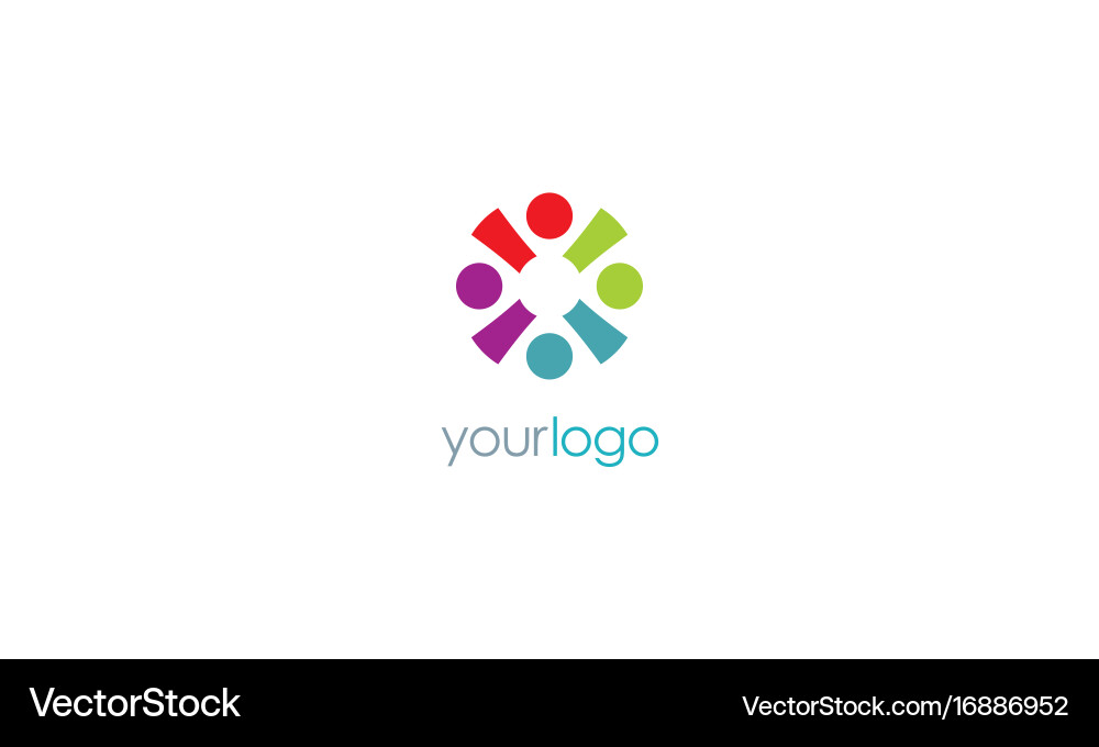Collaboration Logo Royalty Free Vector Image - VectorStock