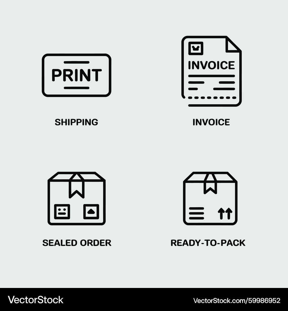 Packing Order Vector Images (over 13,000)