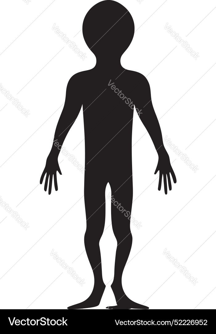 Playful stickman doodle cartoon logo design Vector Image