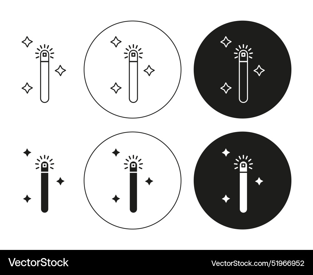 Retouch line logo art icon mark outline Royalty Free Vector