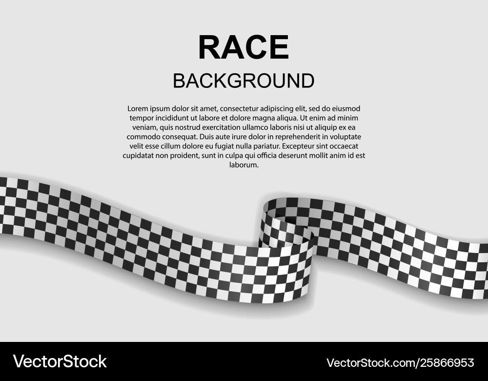 Checkered flag background Royalty Free Vector Image