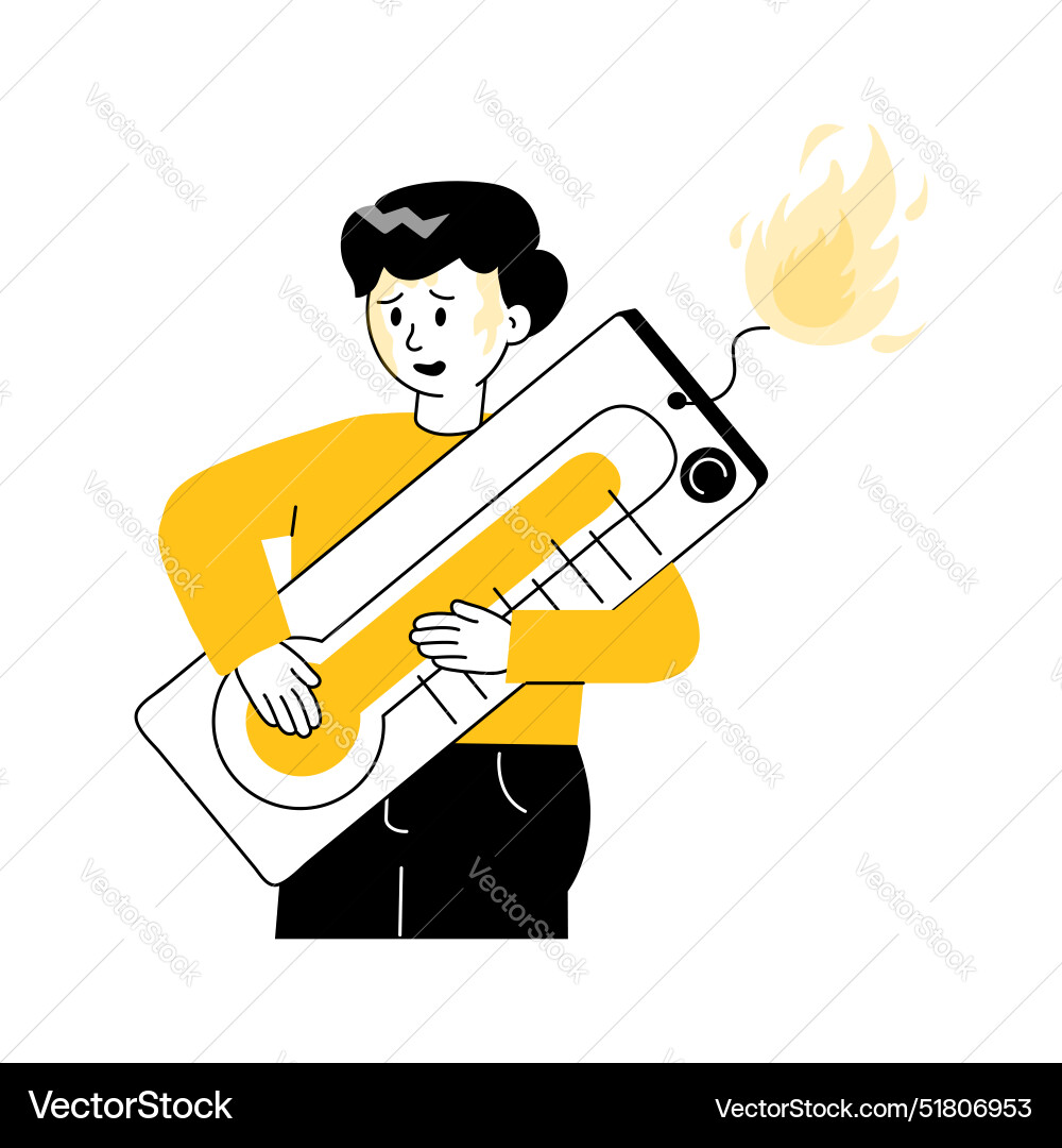 High temperature Royalty Free Vector Image - VectorStock