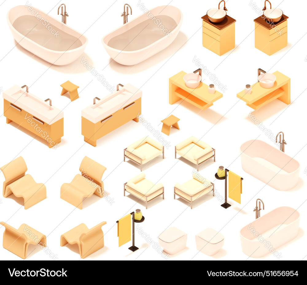 Fitting Room Isometric Vector Images (over 590)