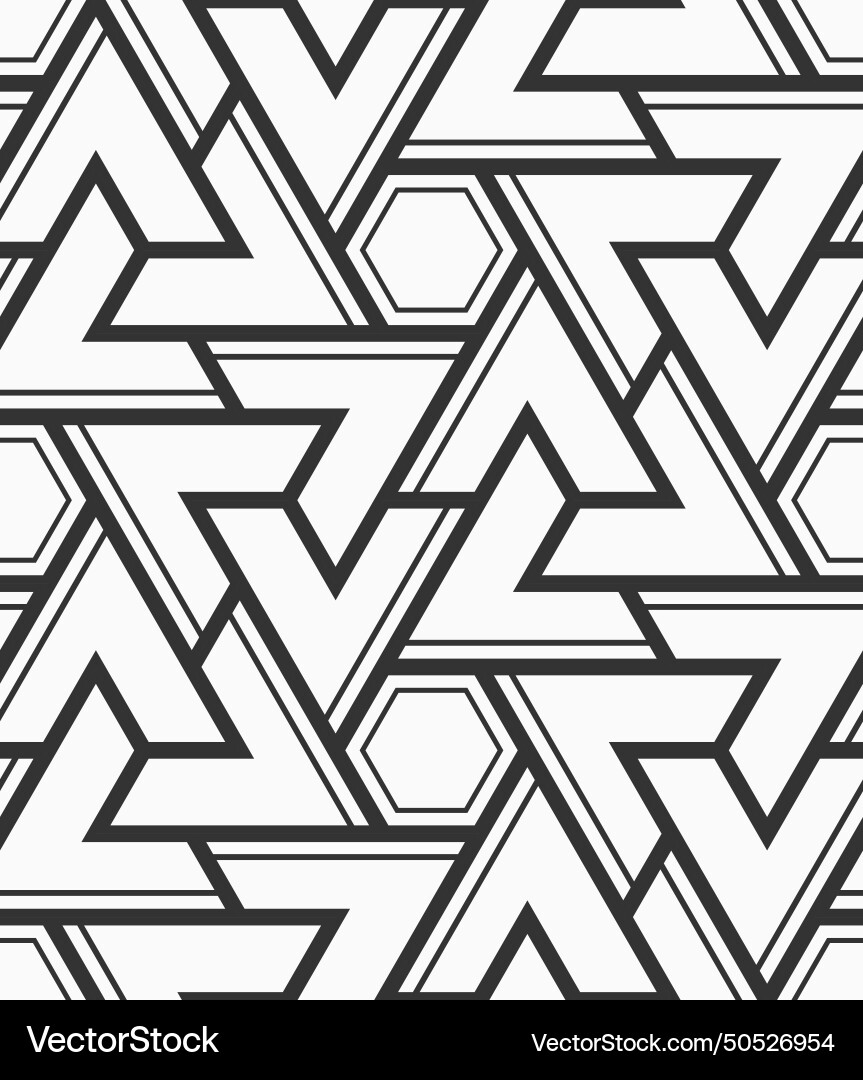 Seamless pattern geometric shapes Royalty Free Vector Image