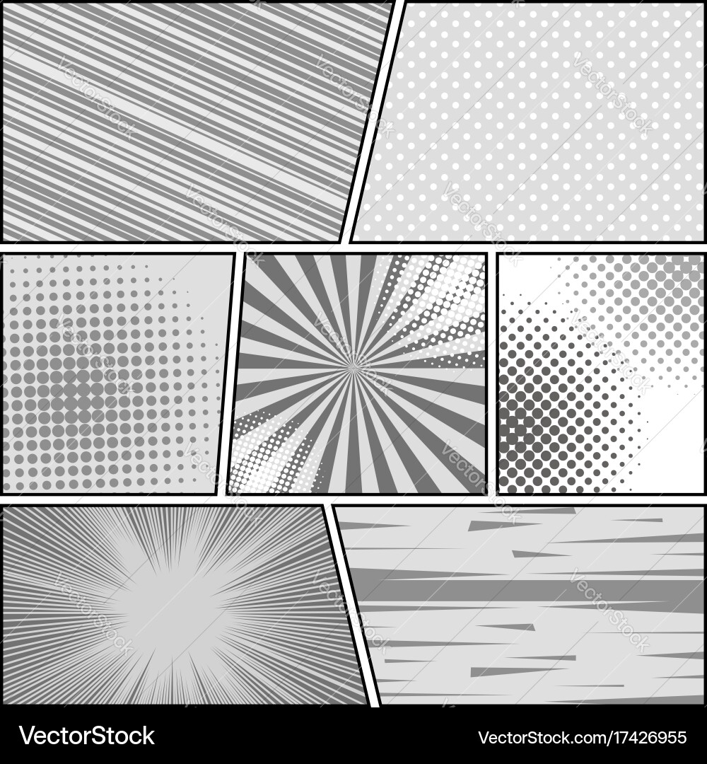 Comic book background Royalty Free Vector Image