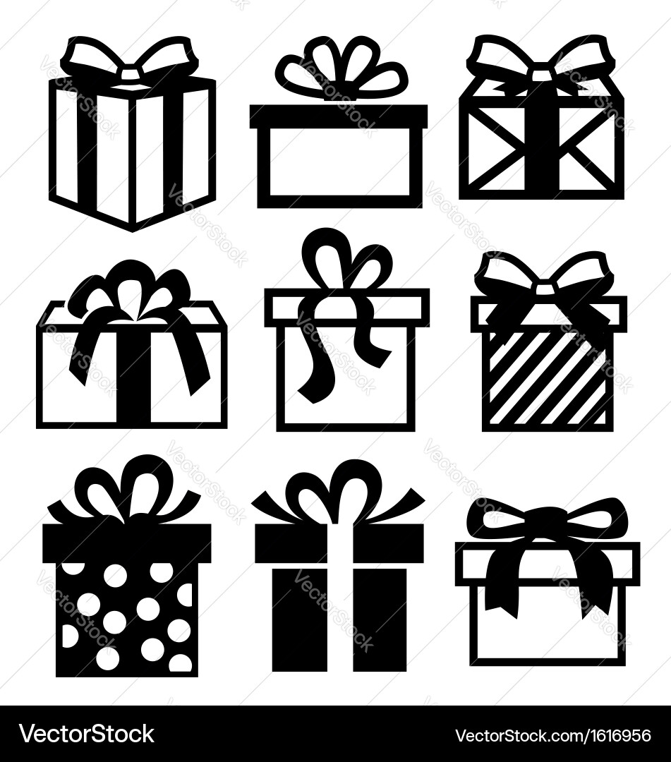Gift icon Royalty Free Vector Image - VectorStock