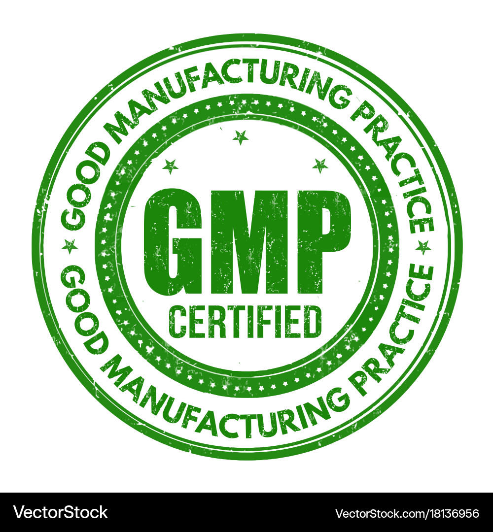 Good manufacturing practice gmp sign or stamp Vector Image