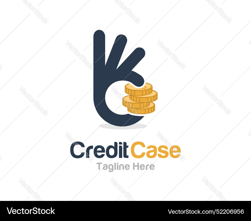 Modern cash payment icon logo design template Vector Image