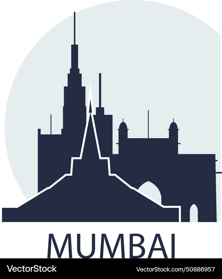 Mumbai logo Royalty Free Vector Image - VectorStock