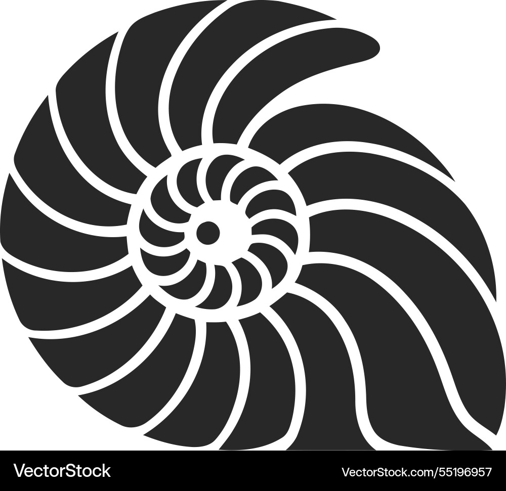 Nautilus creative icon Royalty Free Vector Image