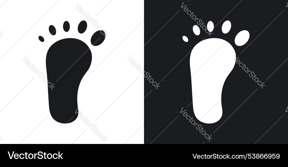 Foot icon set Royalty Free Vector Image - VectorStock