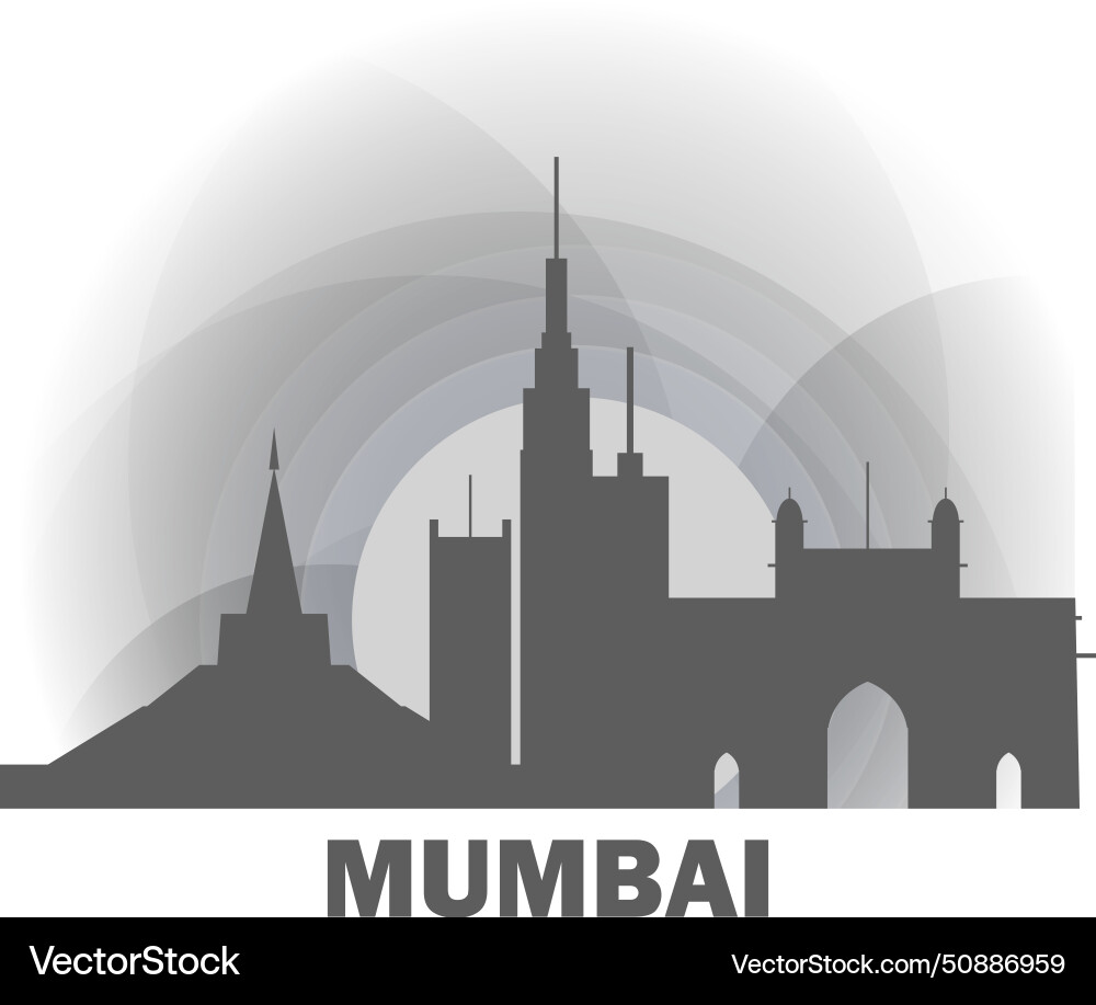 India mumbai Royalty Free Vector Image - VectorStock