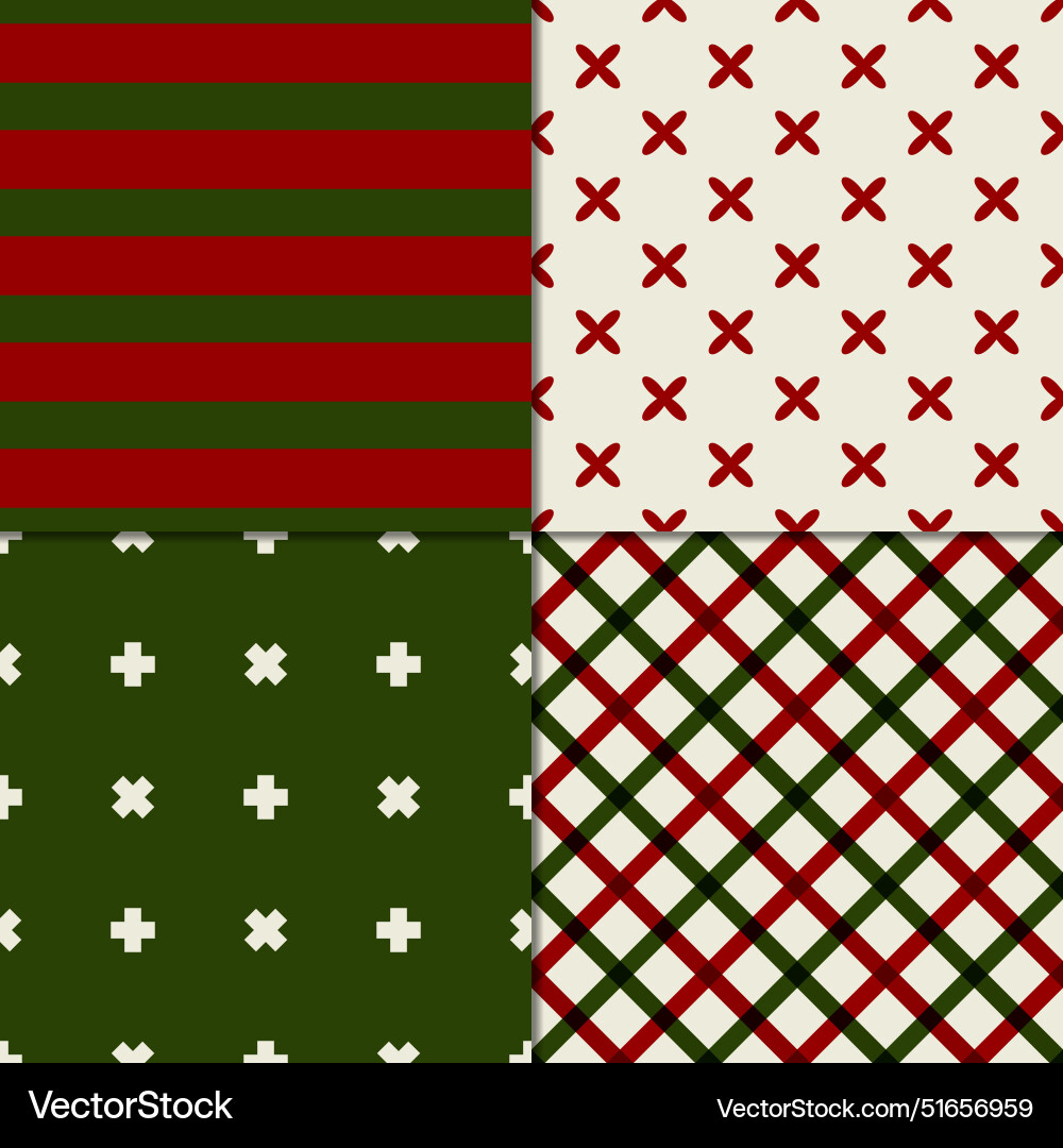Seamless christmas and new year pattern Royalty Free Vector