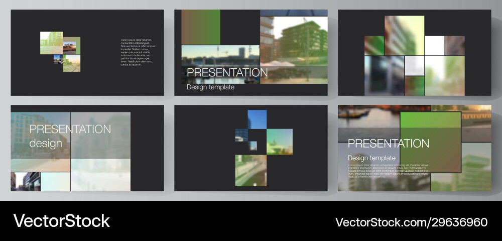 Layout presentation slides design Royalty Free Vector Image