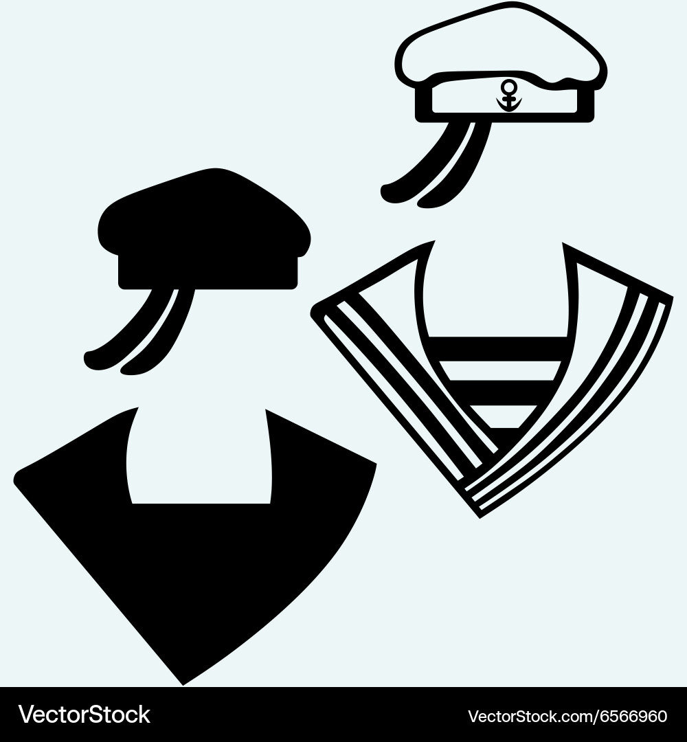 Sailor cap Royalty Free Vector Image - VectorStock