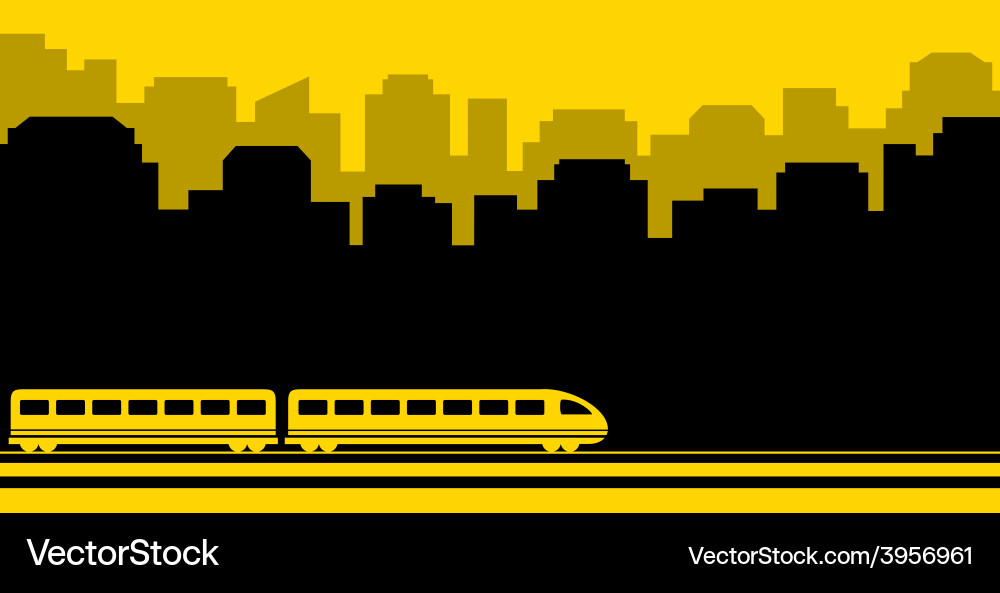 Railway transport background Royalty Free Vector Image