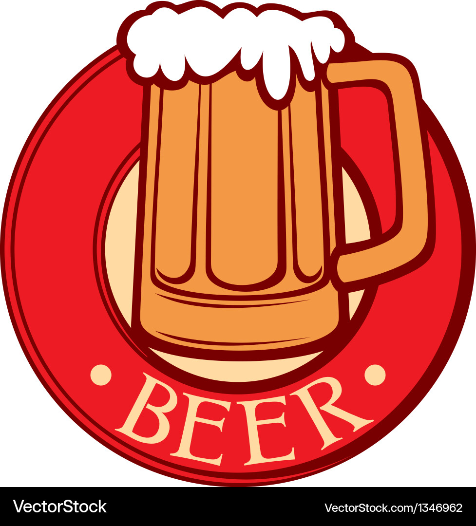 Beer mug Royalty Free Vector Image - VectorStock