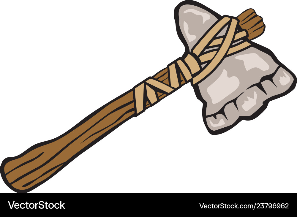 Tomahawk Mascot Logo Royalty Free Vector Image