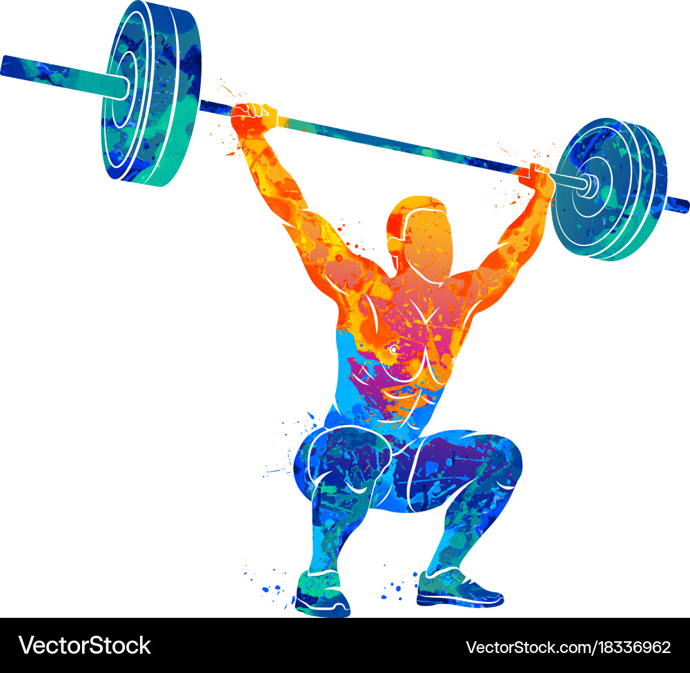 Watercolor Strength Royalty Free Vector Image - VectorStock