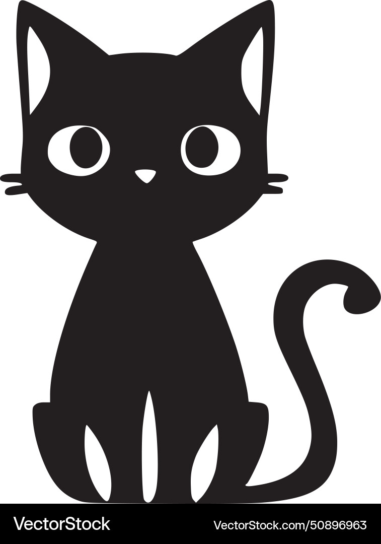 Cat clipart - high quality logo ideal Royalty Free Vector