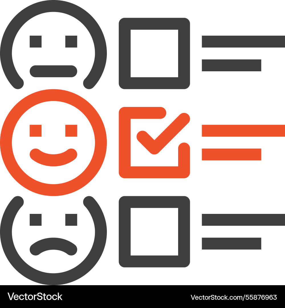 Positive review Royalty Free Vector Image - VectorStock