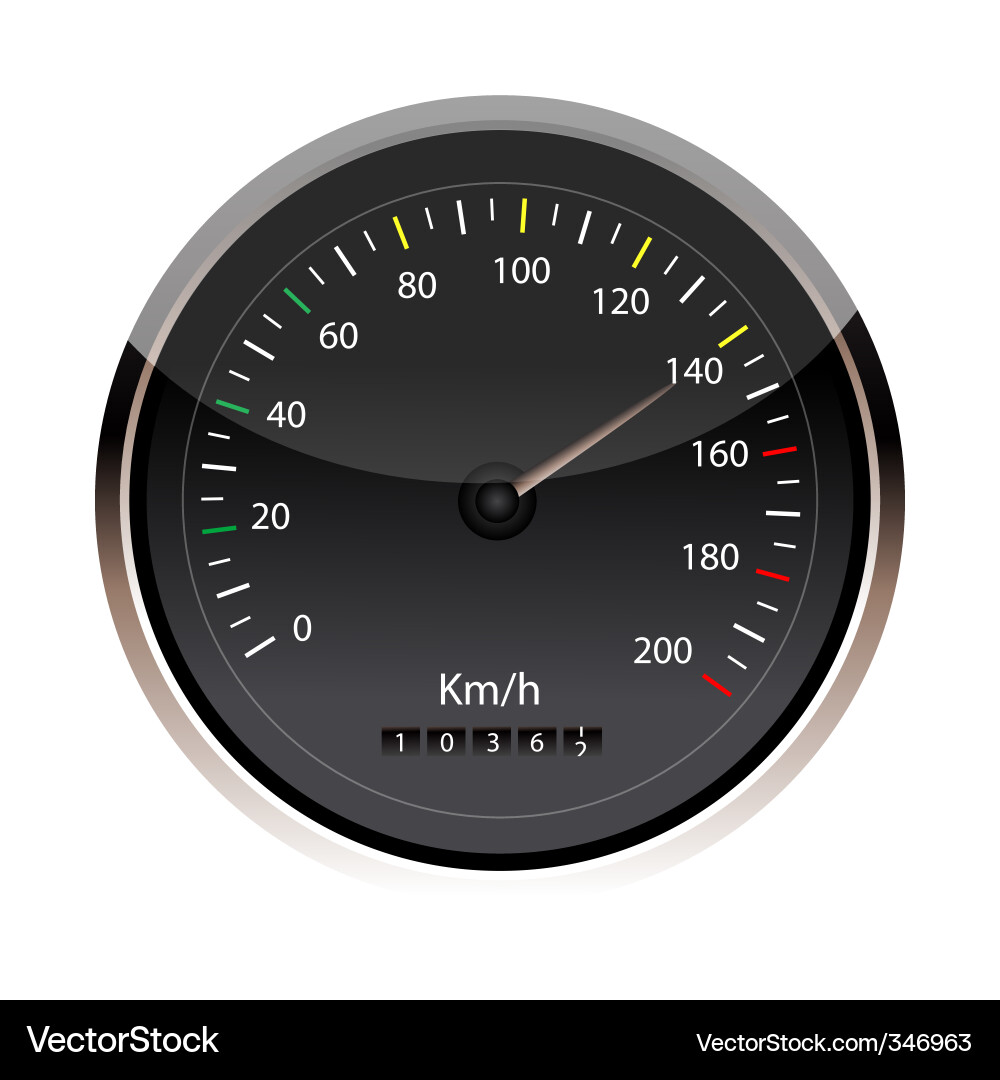 Speedometer Royalty Free Vector Image - VectorStock