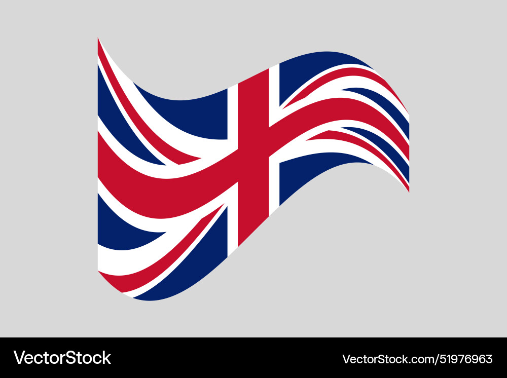 United kingdom flag Royalty Free Vector Image - VectorStock