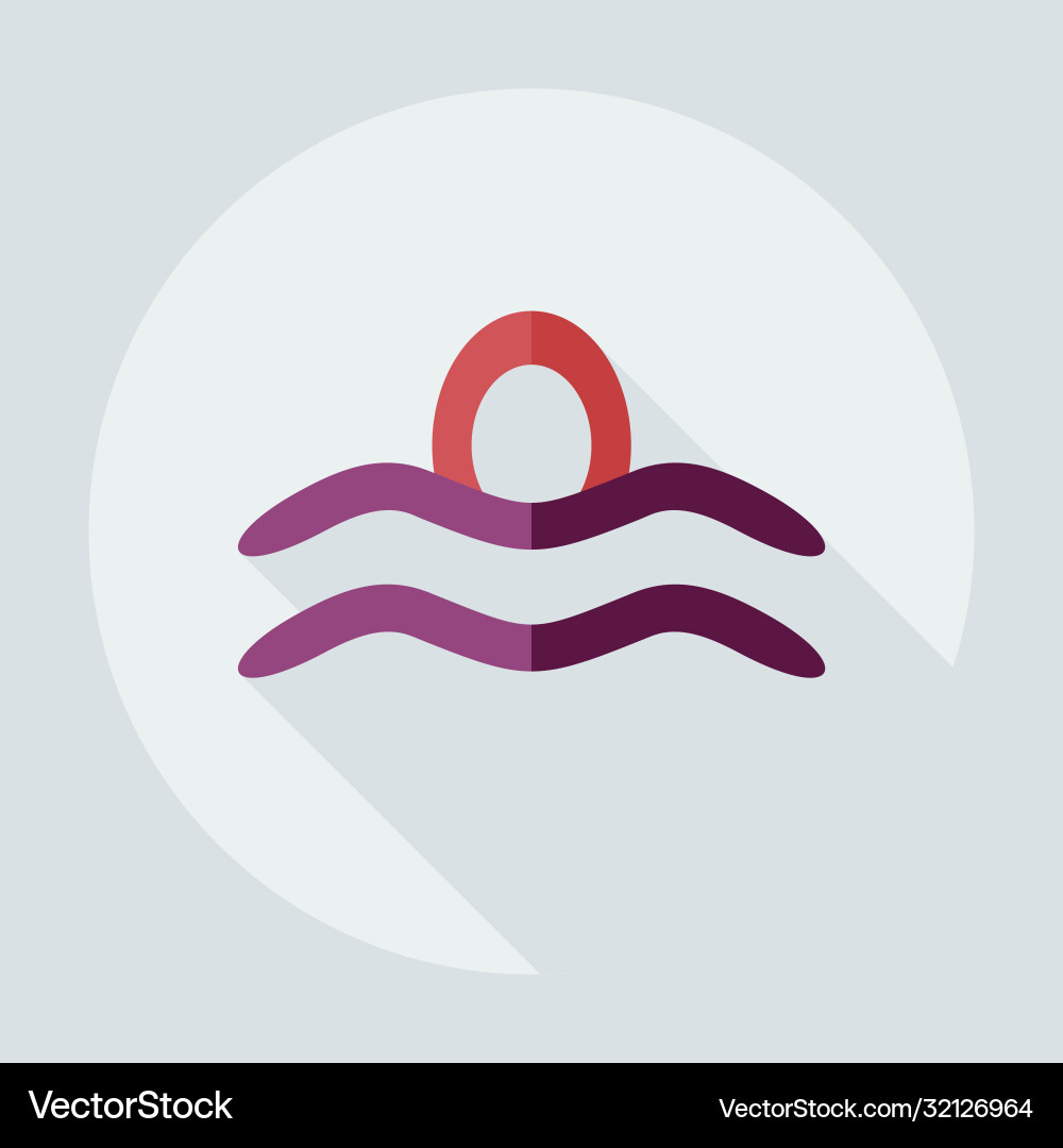 Flat modern design with shadow icons scales Vector Image