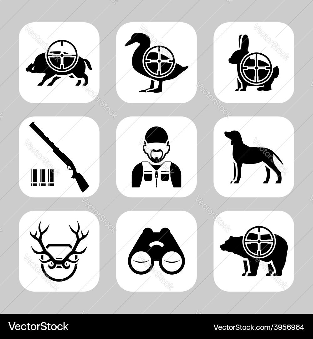 Hunt Royalty Free Vector Image - VectorStock