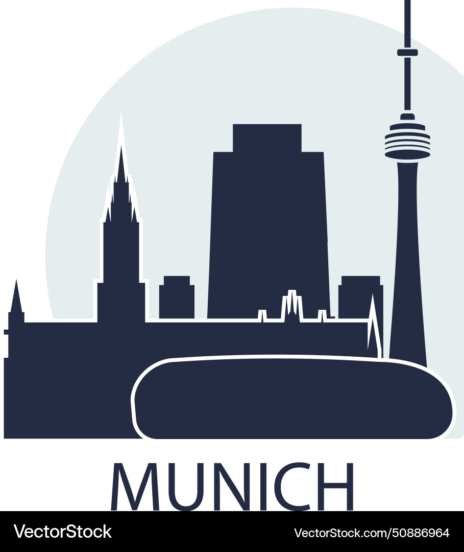 Munich logo Royalty Free Vector Image - VectorStock