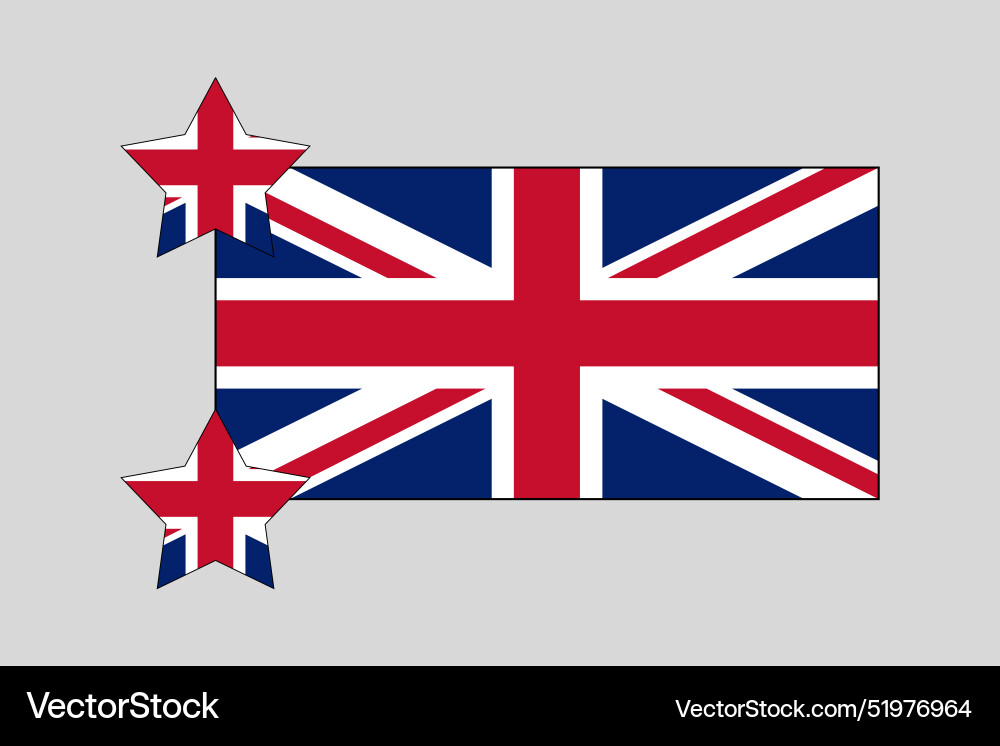 United kingdom flag Royalty Free Vector Image - VectorStock
