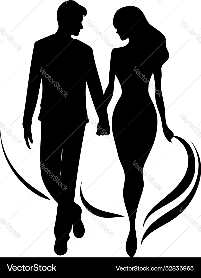 Eternal embrace symbol of lasting devotion unity Vector Image