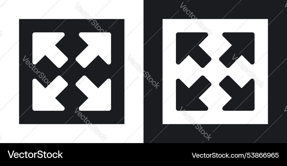 Full size icon set Royalty Free Vector Image - VectorStock
