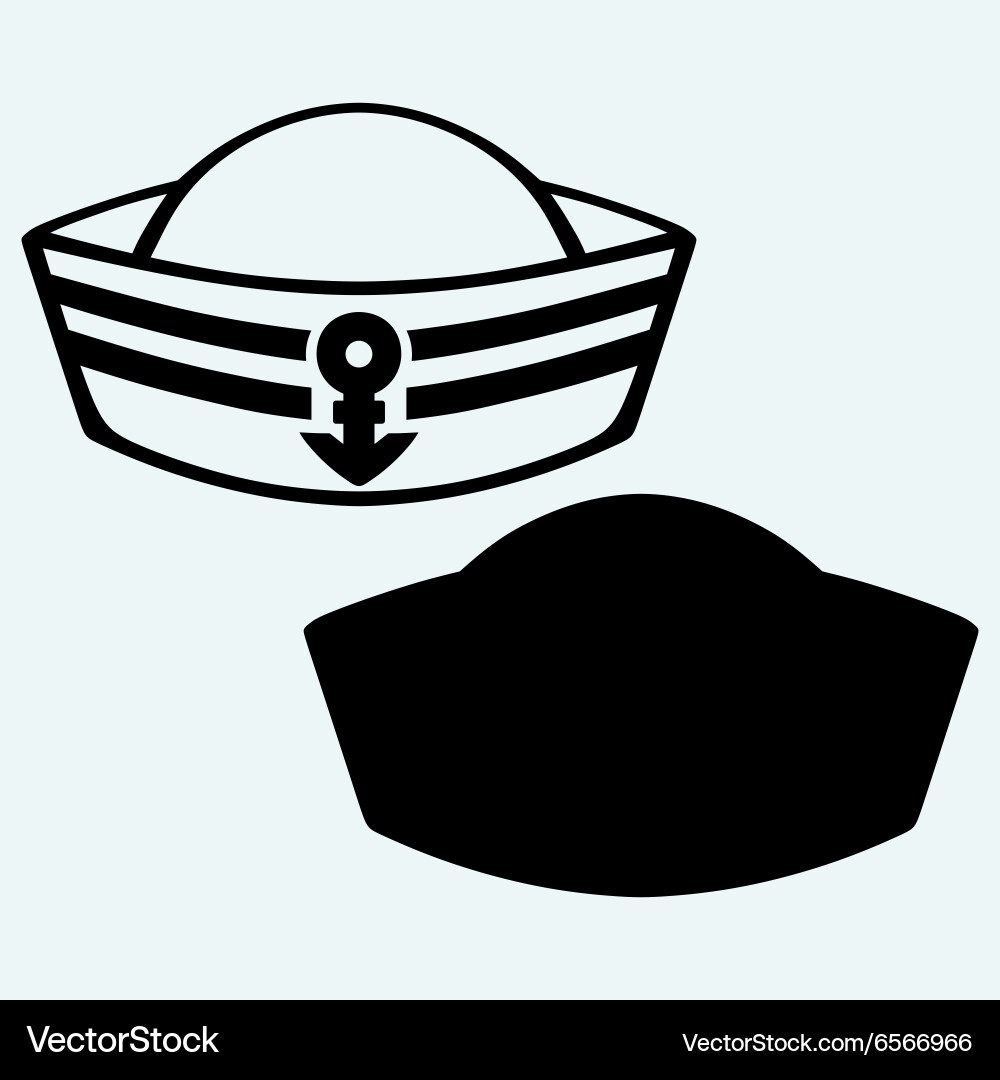 Sailor cap Royalty Free Vector Image - VectorStock