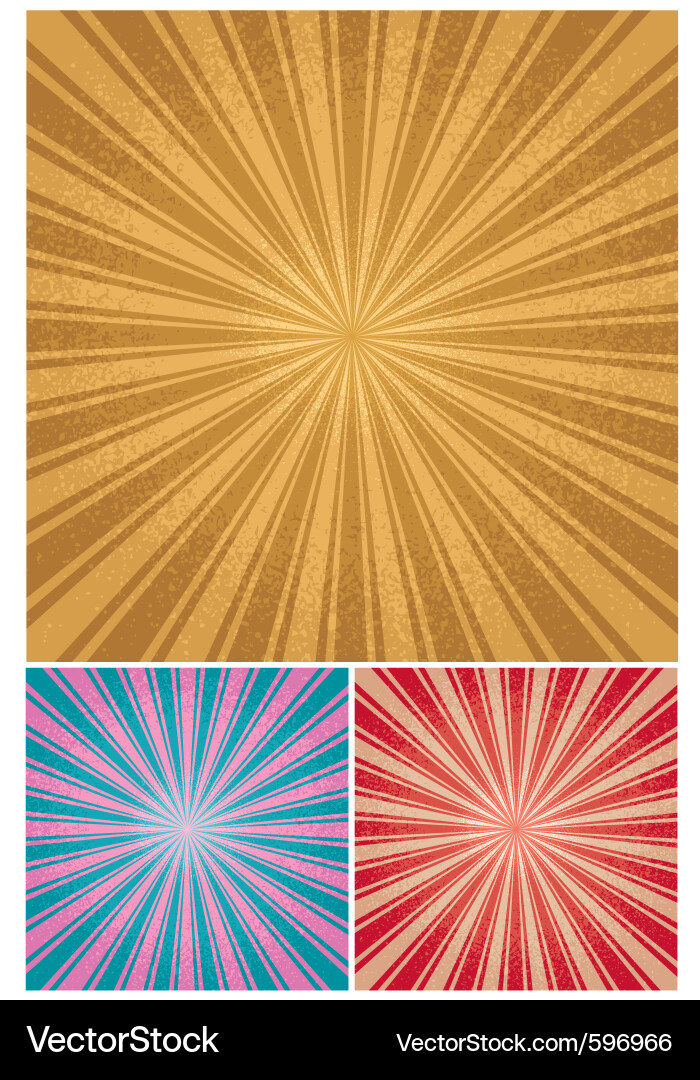 Vintage radial background Royalty Free Vector Image