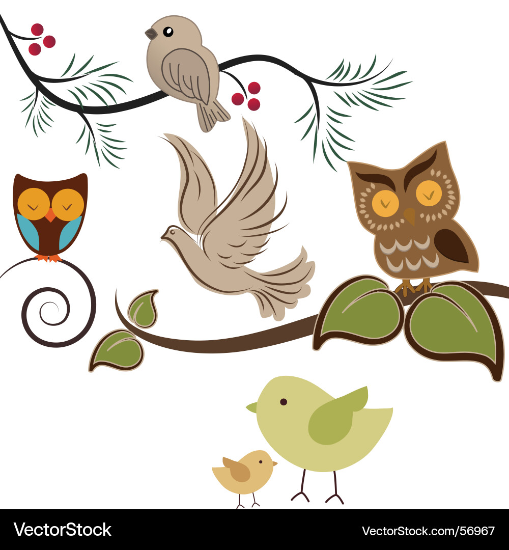 Cute Flying Birds Vector Images (over 46,000)
