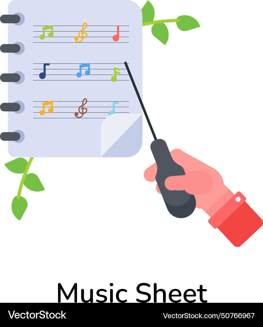 Music sheet Royalty Free Vector Image - VectorStock