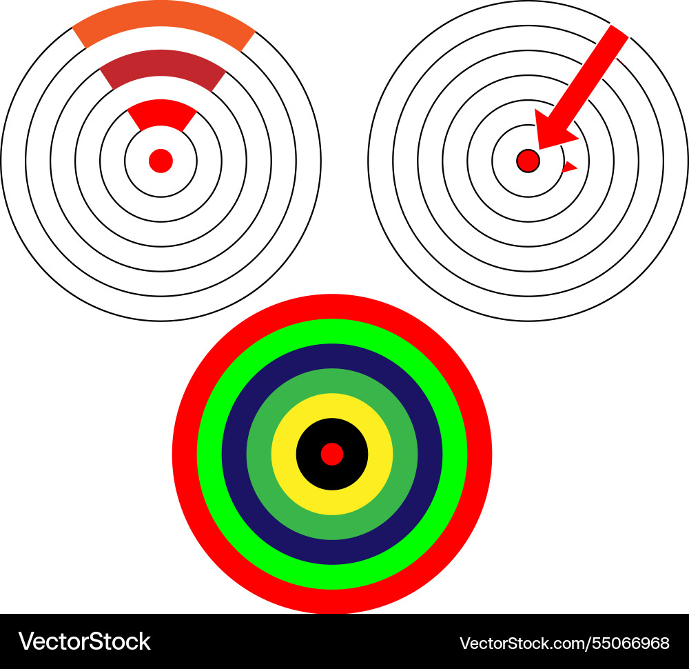 Target acquisition solid icon Royalty Free Vector Image