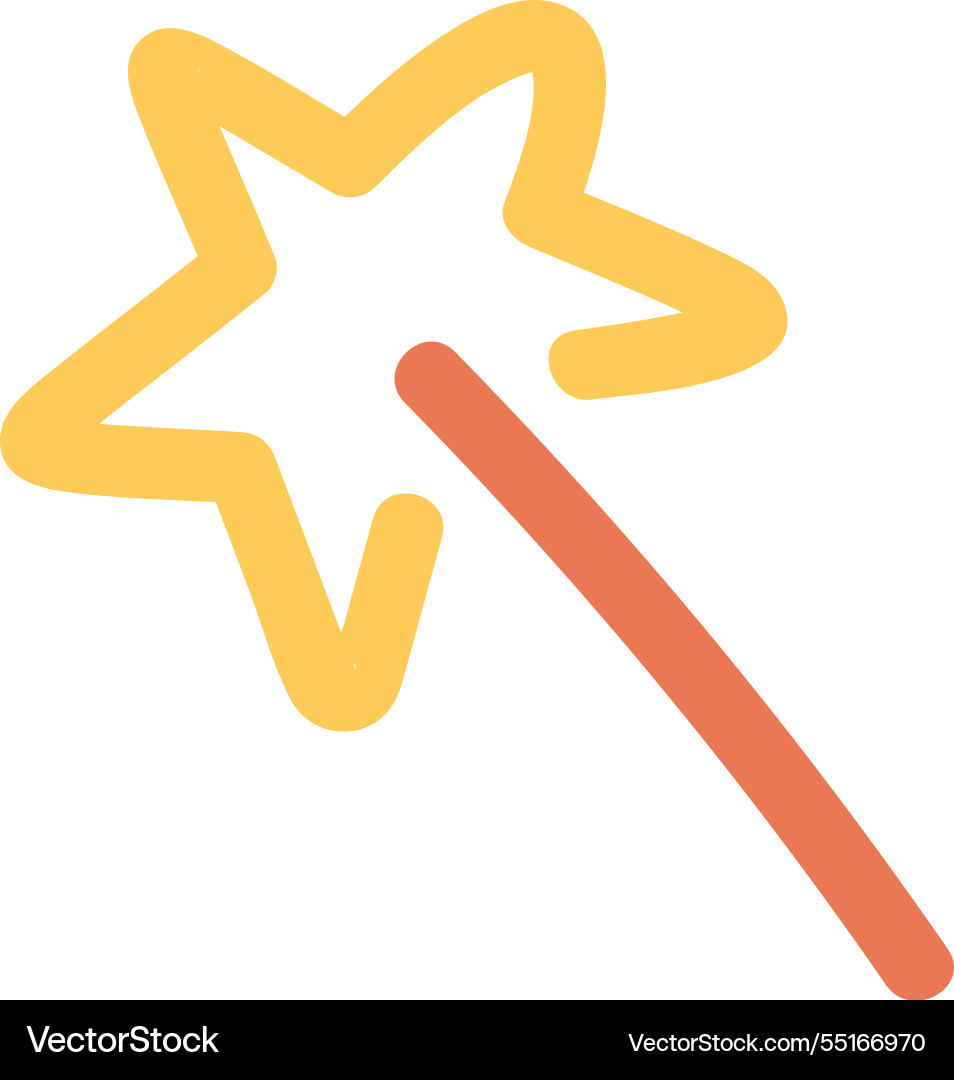 Christmas light sparkler color doodle Royalty Free Vector
