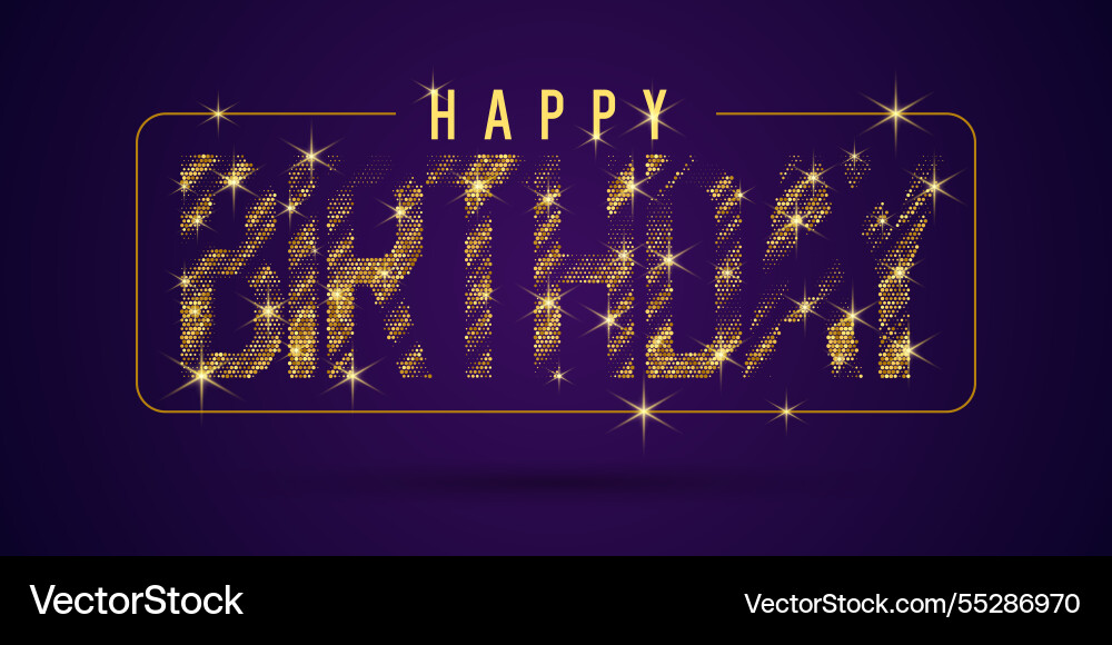 Modern lettering happy birthday inscriptions Vector Image