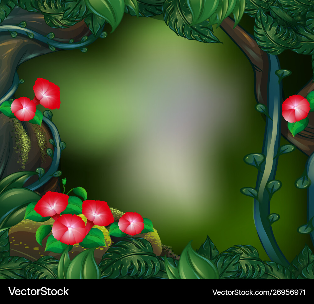 Background scene with nature theme Royalty Free Vector Image