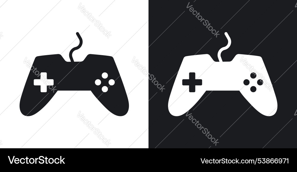 Gamepad icon set Royalty Free Vector Image - VectorStock