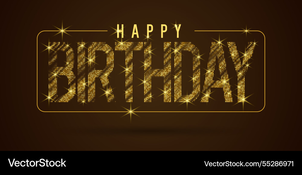 Modern lettering happy birthday inscriptions Vector Image